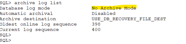 Chuyển Database Oracle Về Archive Log Mode Đào Tạo Oracle 7382