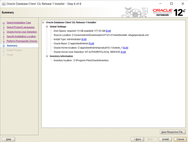 Cách cài đặt Oracle Client 12c - Đào tạo Oracle DBA