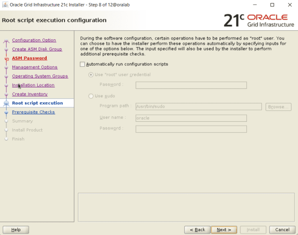 Cài đặt Oracle Grid Infrastructure 21c Standalone trên Linux 7